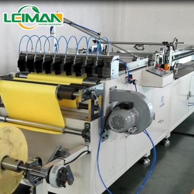 China Automatic Filter Paper Rotary Pleating Machine for sale