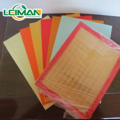 China plain type acrylic air filter production paper for sale