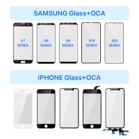 China Ss Iphone X 7 OCA Glass Mobile Touch Screen Panel Frame for sale