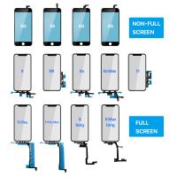 China Ss Iphone X 7 OCA Glass Mobile Touch Screen Panel Frame for sale