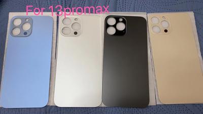 Cina Bobole Iphone 13 coperchio della batteria posteriore foro grande/di pro Max Glass Back Cover in vendita