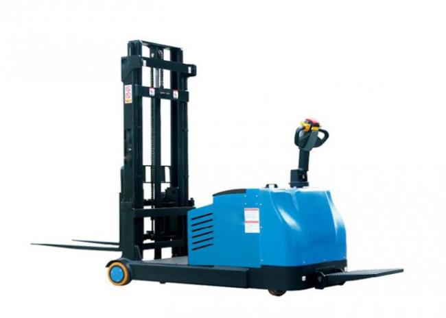 1000 Kg Max Load Capacity Pedestrian Pallet Stacker With Emergency Stop Switch