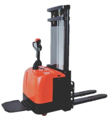 China Mini capacidad de cargamento eléctrica del motor 1200kg de la elevación de DC 3.0kw del apilador de la plataforma de Walkie en venta