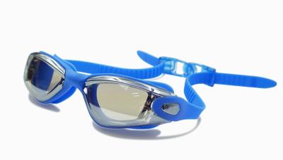 China No Leaking Adult Swim Goggles Light Weight With Silicone Strap Material for sale