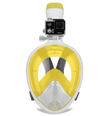 China Het zwemmen het Duiken het Maskeroppervlakte van het Adem snorkelt de Volledige Gezicht Scuba-uitrusting met GoPro Te koop