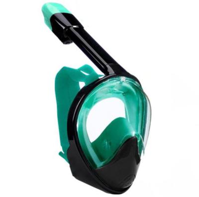 China Het volledige Gezicht snorkelt Masker180°view Scuba-uitrusting Snorkelend het Duiken Masker Te koop