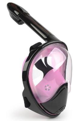China Het volledige Gezicht snorkelt Masker180°view Scuba-uitrusting Snorkelend het Duiken Masker Te koop