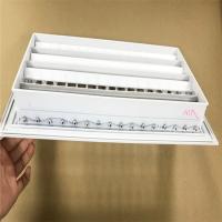 China Extruded Aluminum Linear Grill Diffuser Powder Coated Rectangle for sale