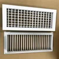 China Extruded Aluminum Linear Grill Diffuser Powder Coated Rectangle for sale
