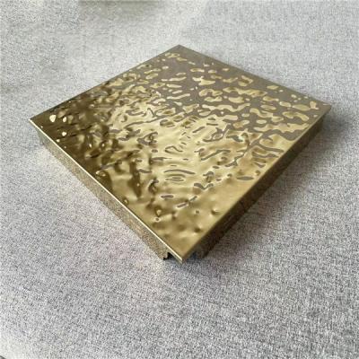 Cina Lo specchio celato 300x300 della lamiera di acciaio dell'ondulazione dell'acqua SS304 ha finito in vendita