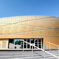 China Custom Aluminum alloy panel Exterior Perforated Facade Panels PVDF aluminium panels for facade for sale