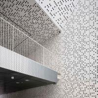 China Custom Aluminum alloy panel Exterior Perforated Facade Panels PVDF aluminium panels for facade for sale