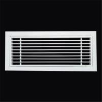 China Extruded Aluminum Linear Grill Diffuser Powder Coated Rectangle for sale