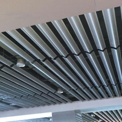 China Customizable V Screen Suspended Aluminium Ceiling Sound Absorption for sale