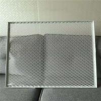 China Library 600*600 Aluminium Ceiling Panel Lay On Expanded Mesh Ceiling System for sale