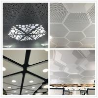China Customizable Color Hexagonal Clip In Ceiling 404mm For Metro Station for sale
