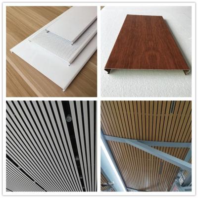 Cina soffitto di alluminio del metallo della striscia di altezza C di 16mm per il centro commerciale in vendita