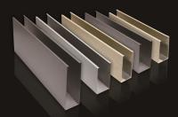 China fireproof Aluminum U Baffle Ceiling 300*15*3000mm For Shopping Mall for sale