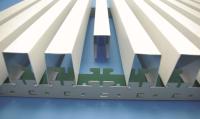 China fireproof Aluminum U Baffle Ceiling 300*15*3000mm For Shopping Mall for sale