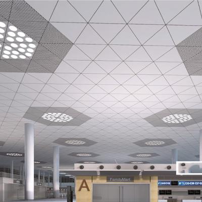 중국 천장 1000x1000x1000mm의 주문형 색 알루미늄 삼각 클립 판매용