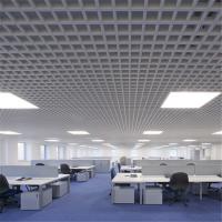 China 100X100 Light Weight Metal Ceiling Solution Aluminum Open Cell Ceiling System for sale