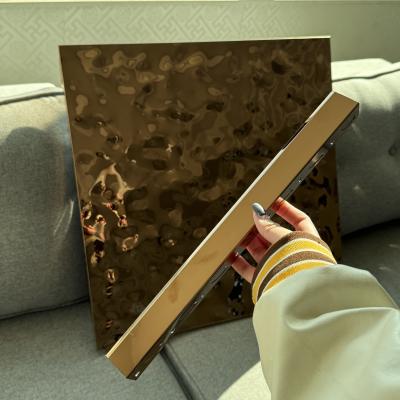 China SS304 Water Ripple Clip In Ceiling Hotel Decoration Ceiling Panel for sale