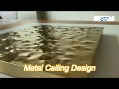 stainless steel mirror corrugated plate ceiling 20mm thickness waterproof