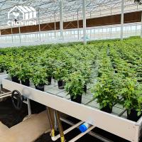 China Drain Tray Greenhouse Benches Logistics Ebb And Flow Table System for sale