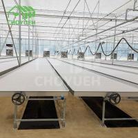 China Drain Tray Greenhouse Benches Logistics Ebb And Flow Table System for sale