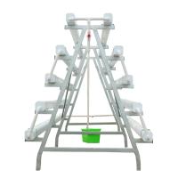 China LED Hydroponic System With Automatic Watering Rockwool Grow Medium Manual PH Control for sale