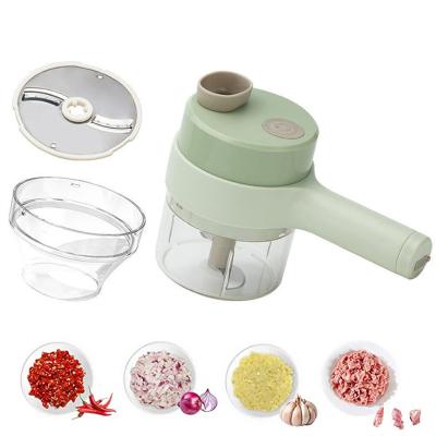 Cina ABS PP PC Acciaio inossidabile Kitchen Chopper Europe Portable 4 in 1 Set Tagliavegetale in vendita