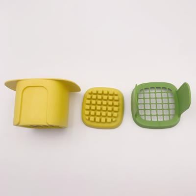 Cina 2 in 1 Tagliatore di ortaggi Tagliatore manuale Tagliatore Stampa Aglio ecc Acciaio inox in vendita