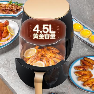 Cina 4.5L 6L Silver Crest Air Fryer senza olio Segreto di pasti deliziosi e sani in vendita
