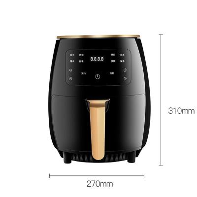 Cina 4.5L 6L Silver Crest Air Fryer senza olio Segreto di pasti deliziosi e sani in vendita