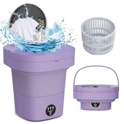 China 8.5L Fully-automatic Electric Foldable Tub Laundry Washer for Busy Professionals for sale