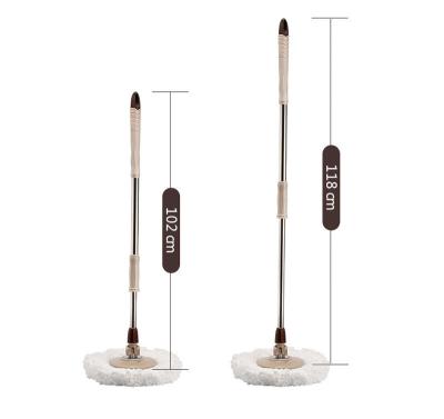 China Stainless Steel Wringer 360 Spin Easy Clean Cyclone Floor Cleaning Mop and Bucket Set for sale