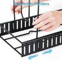 China Foldable Iron Cutting Board Storage Rack 56x20x41cm No Punch Installation Kitchen Organizer for sale