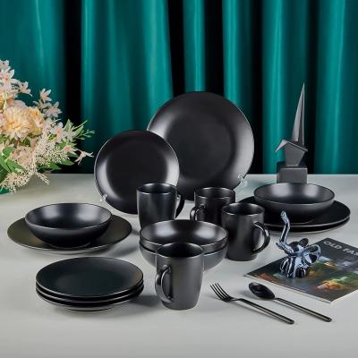 China Modern Design Porseleinen tafelgerei Keramische set voor thuis Keuken Hotel Kamer Restaurant Te koop