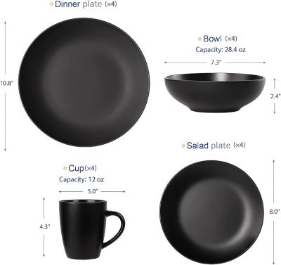 China Modern Design Porseleinen tafelgerei Keramische set voor thuis Keuken Hotel Kamer Restaurant Te koop