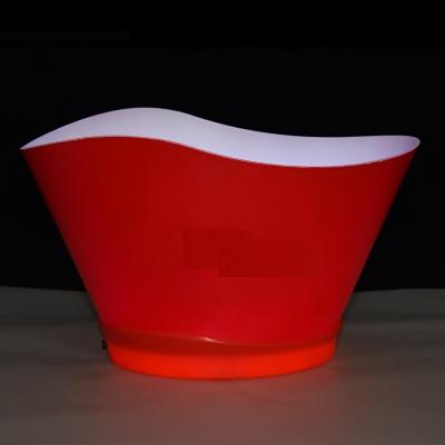 Cina Logo personalizzato Bottone di ghiaccio 12L Illuminazione Festa Birra Chiara Champagne LED Bottone di vino raffreddatore in vendita
