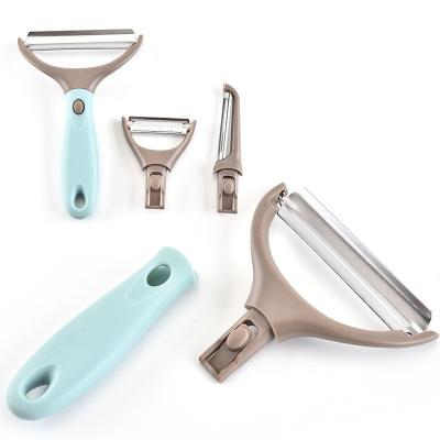 Cina Miglior set di 4 peeler multifunzionale per utensili per la cucina di frutta e verdura in vendita