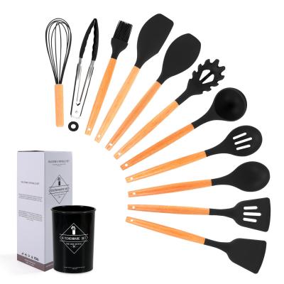 Cina Accessori da cucina per ristoranti Set utensili antiaderenti da 11 pezzi con spatola di silicone in vendita