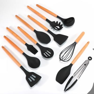 Cina Accessori da cucina per ristoranti Set utensili antiaderenti da 11 pezzi con spatola di silicone in vendita
