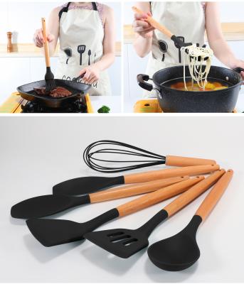 Cina Accessori da cucina per ristoranti Set utensili antiaderenti da 11 pezzi con spatola di silicone in vendita