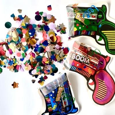 Cina Pistola a forma di autoinflazione Confetti gonfiabile Pistola per il Green Year matrimonio festa di compleanno in vendita