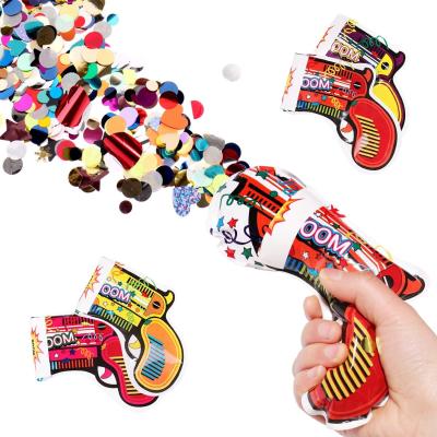 Cina Pistola a forma di autoinflazione Confetti gonfiabile Pistola per il Green Year matrimonio festa di compleanno in vendita