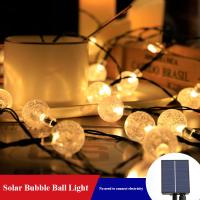 China Remote Control Solar Bubble String Lights 5m 200LEDs for Garden Bistro Cafe Patio for sale