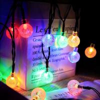 China Remote Control Solar Bubble String Lights 5m 200LEDs for Garden Bistro Cafe Patio for sale