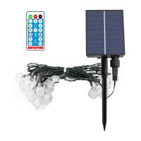China Remote Control Solar Bubble String Lights 5m 200LEDs for Garden Bistro Cafe Patio for sale