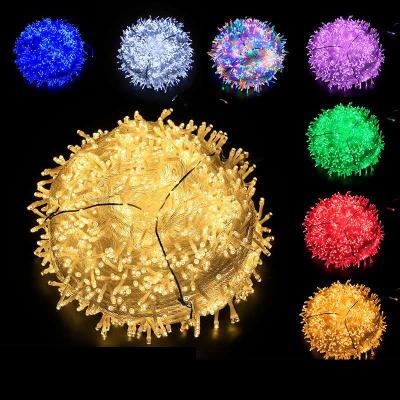 China Waterproof PVC LED String Lights for Halloween Decoration 100 LED Wedding Party Outdoor for sale